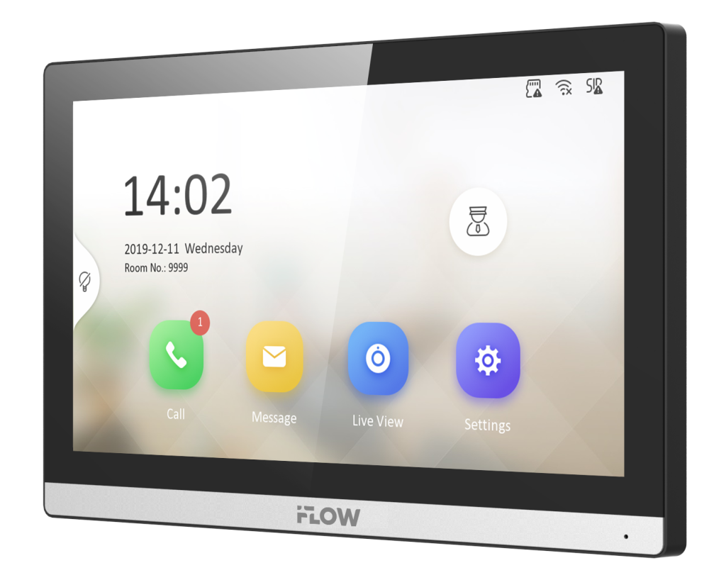 Купить 7“ IP видеодомофон с WI-FI F-VI-3445IPWE1 от iFLOW – Контроль ...